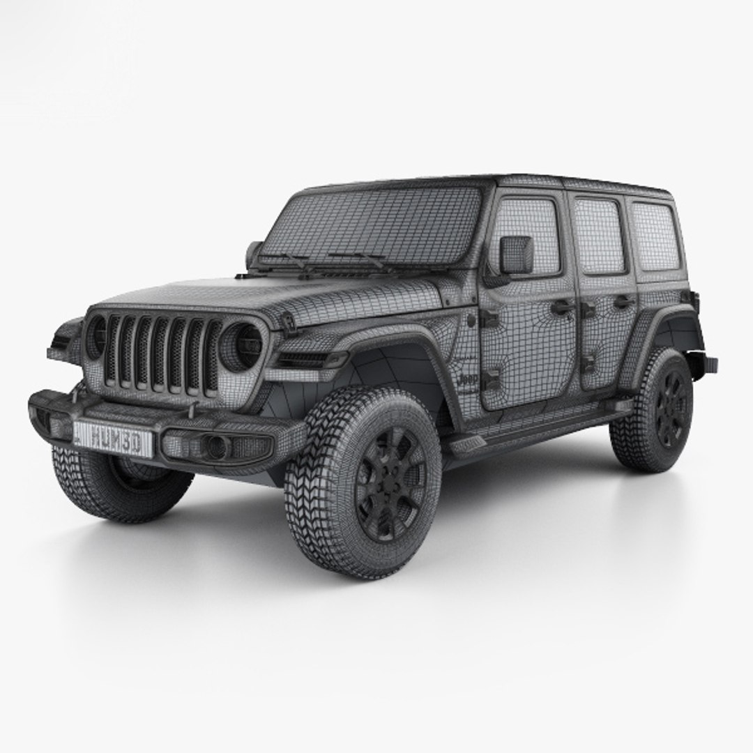 Jeep Wrangler Unlimited Model - TurboSquid 1404702