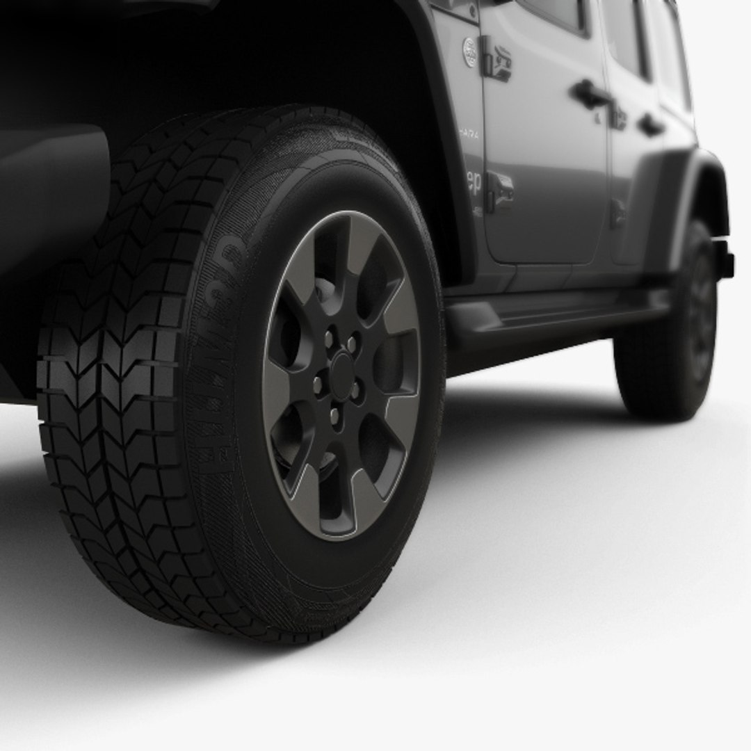 Jeep Wrangler Unlimited Model - TurboSquid 1404702