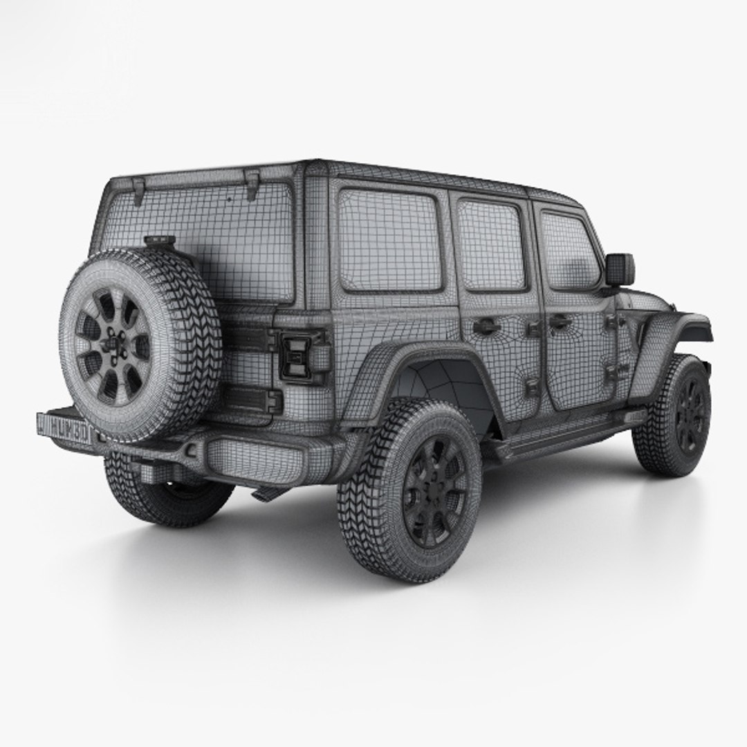 Jeep Wrangler Unlimited Model - TurboSquid 1404702