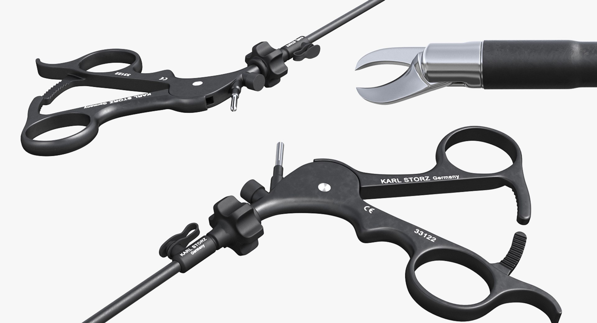 3D Laparoscopic Instrument Hook Scissor Model - TurboSquid 1264991