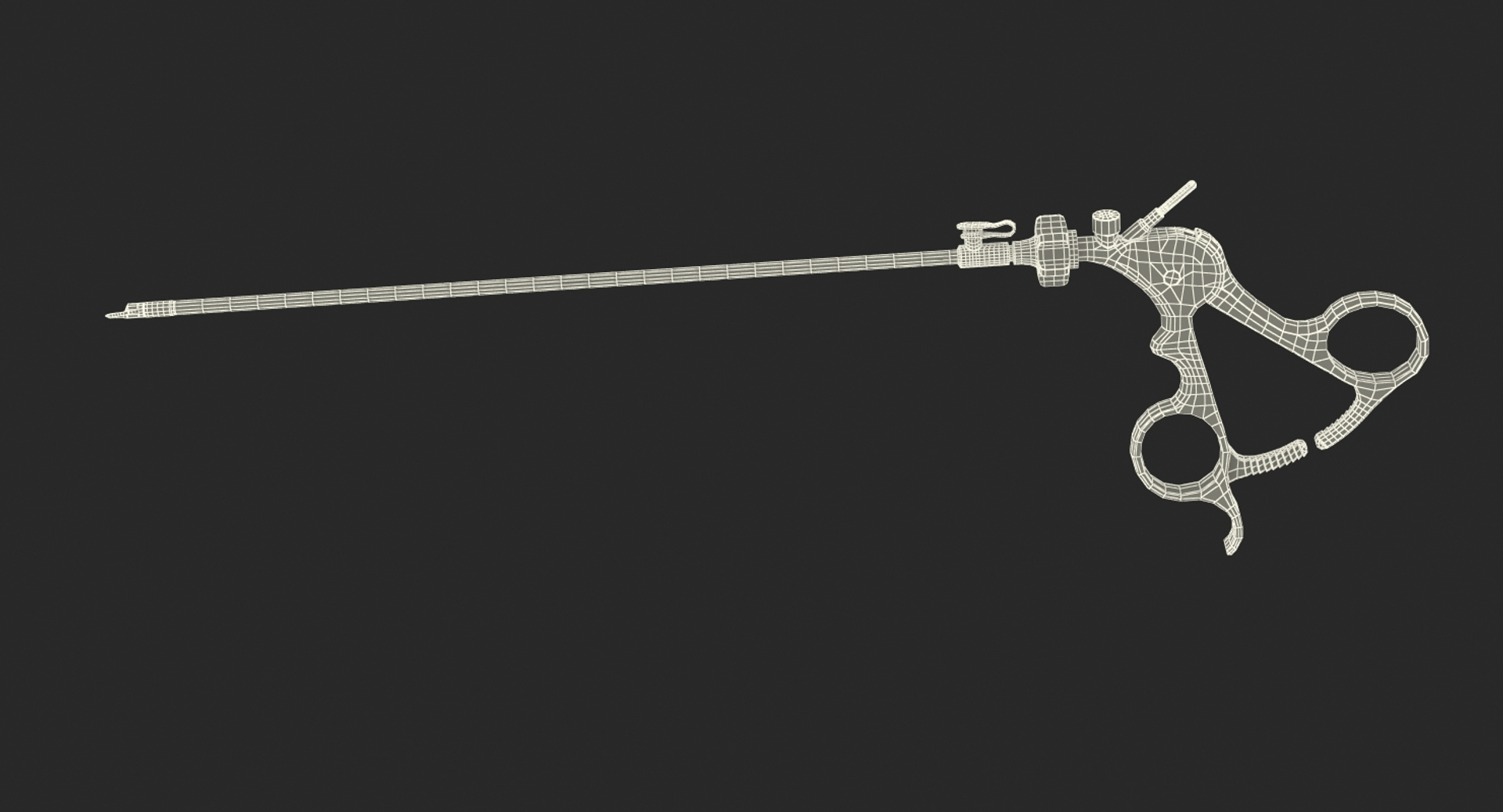 3D Laparoscopic Instrument Hook Scissor Model - TurboSquid 1264991