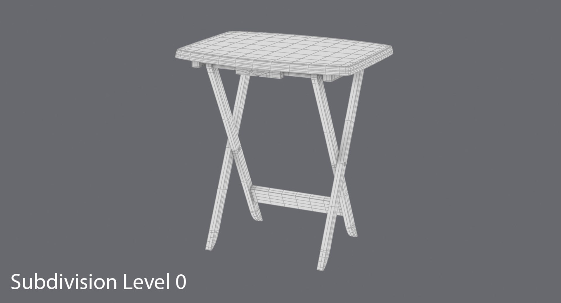 3D Tv-tray-folding-tables---open Model - TurboSquid 1176729