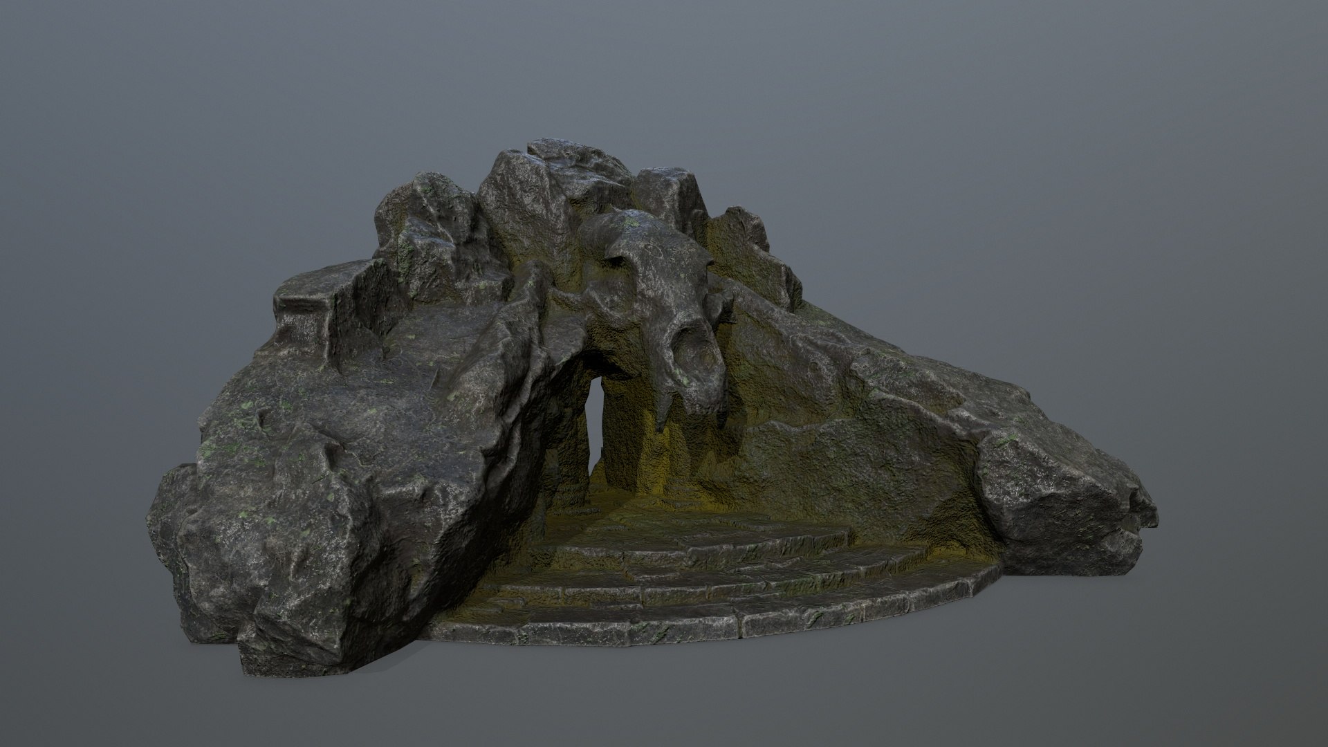 Skull Gate 1 Model - TurboSquid 2024563