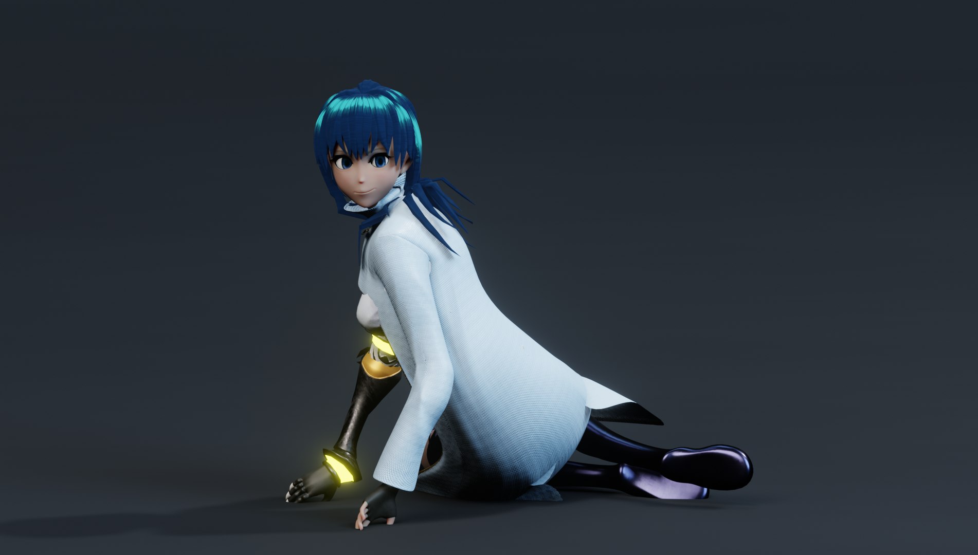 Anime Girl Rigged 3D Model - TurboSquid 2127315