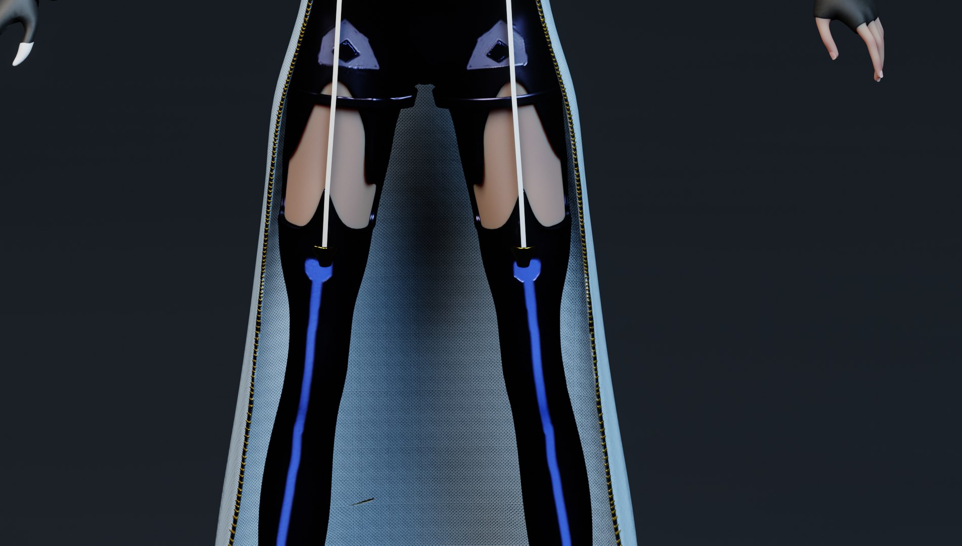 Anime Girl Rigged 3d Model Turbosquid 2127315
