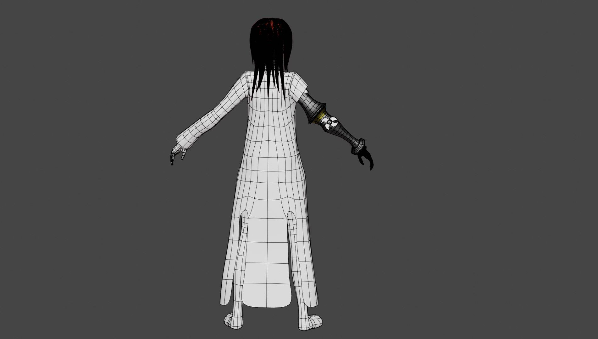 Anime Girl Rigged 3d Model Turbosquid 2127315