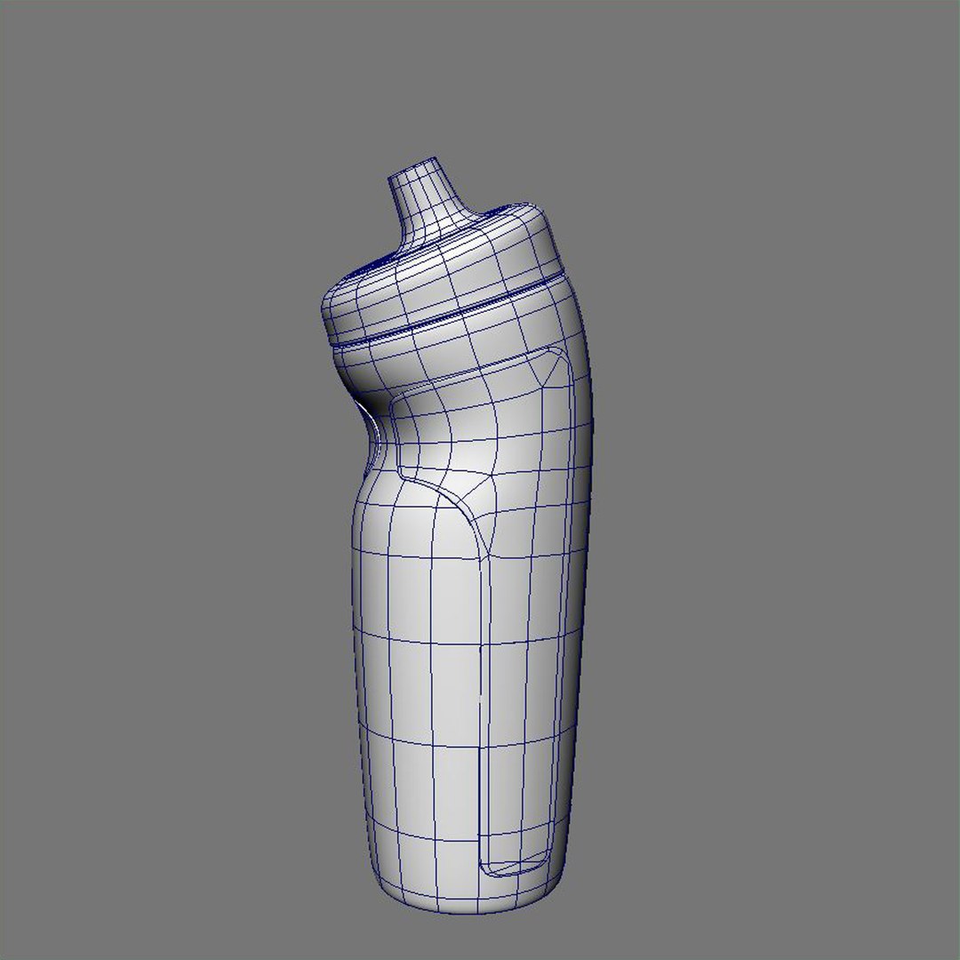 bottle sipper 3d obj