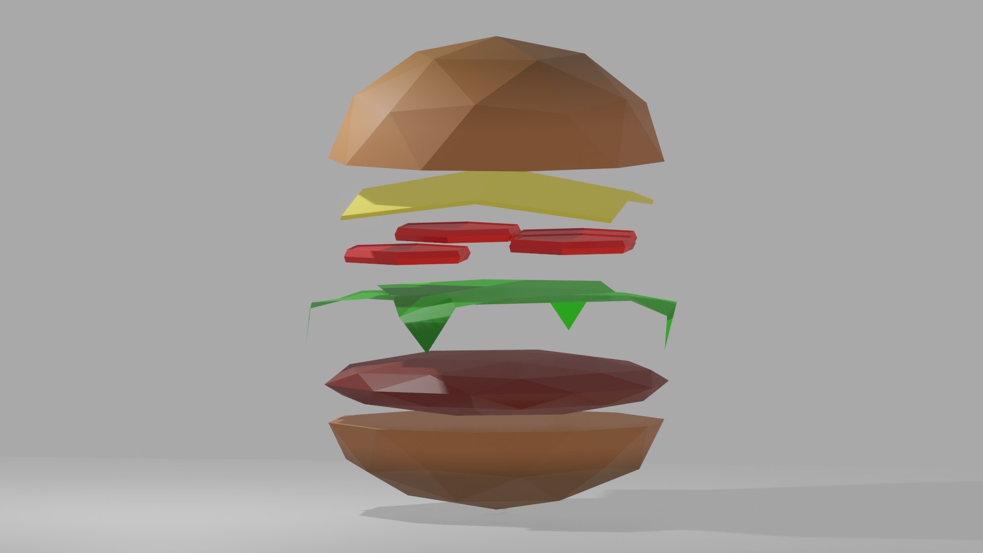 Hamburger 3D Model - TurboSquid 1993358