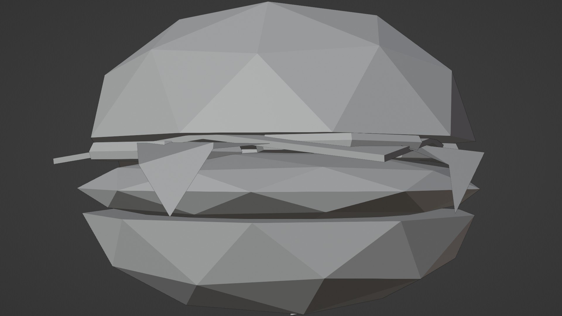 Hamburger 3D Model - TurboSquid 1993358