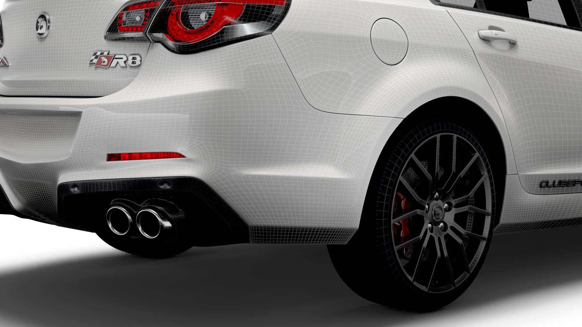 3D HSV Clubsport R8 Gen F 2015 Model - TurboSquid 1838607