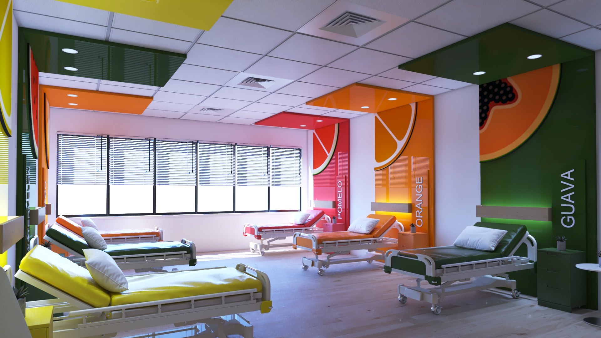 3D Hospital Room Design Model - TurboSquid 1469888