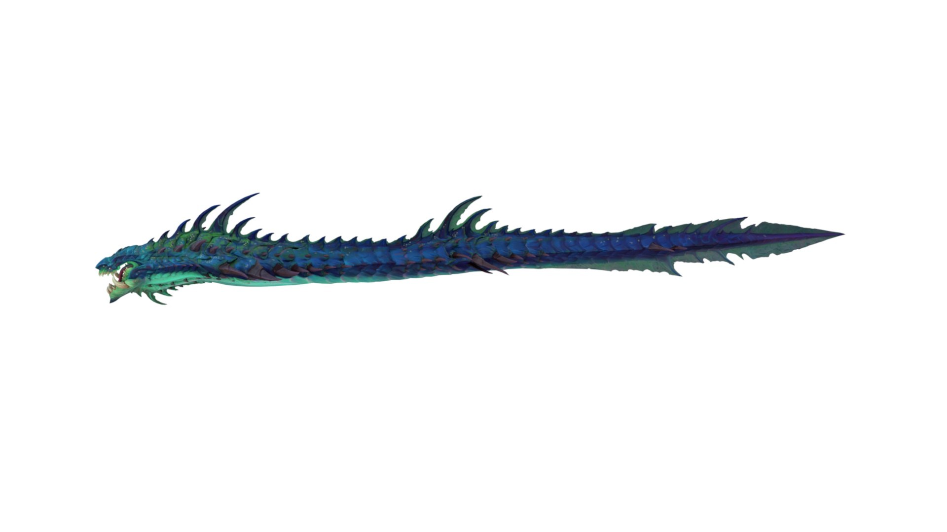 3D Dragon Snake - TurboSquid 2175277
