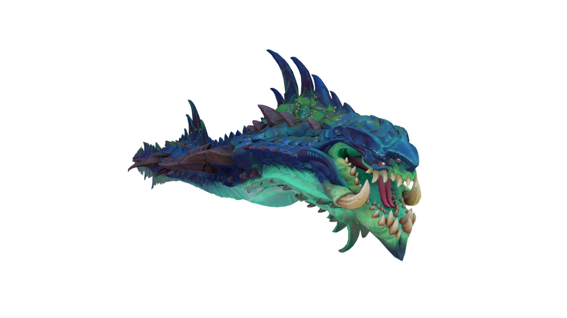 3D Dragon Snake - TurboSquid 2175277