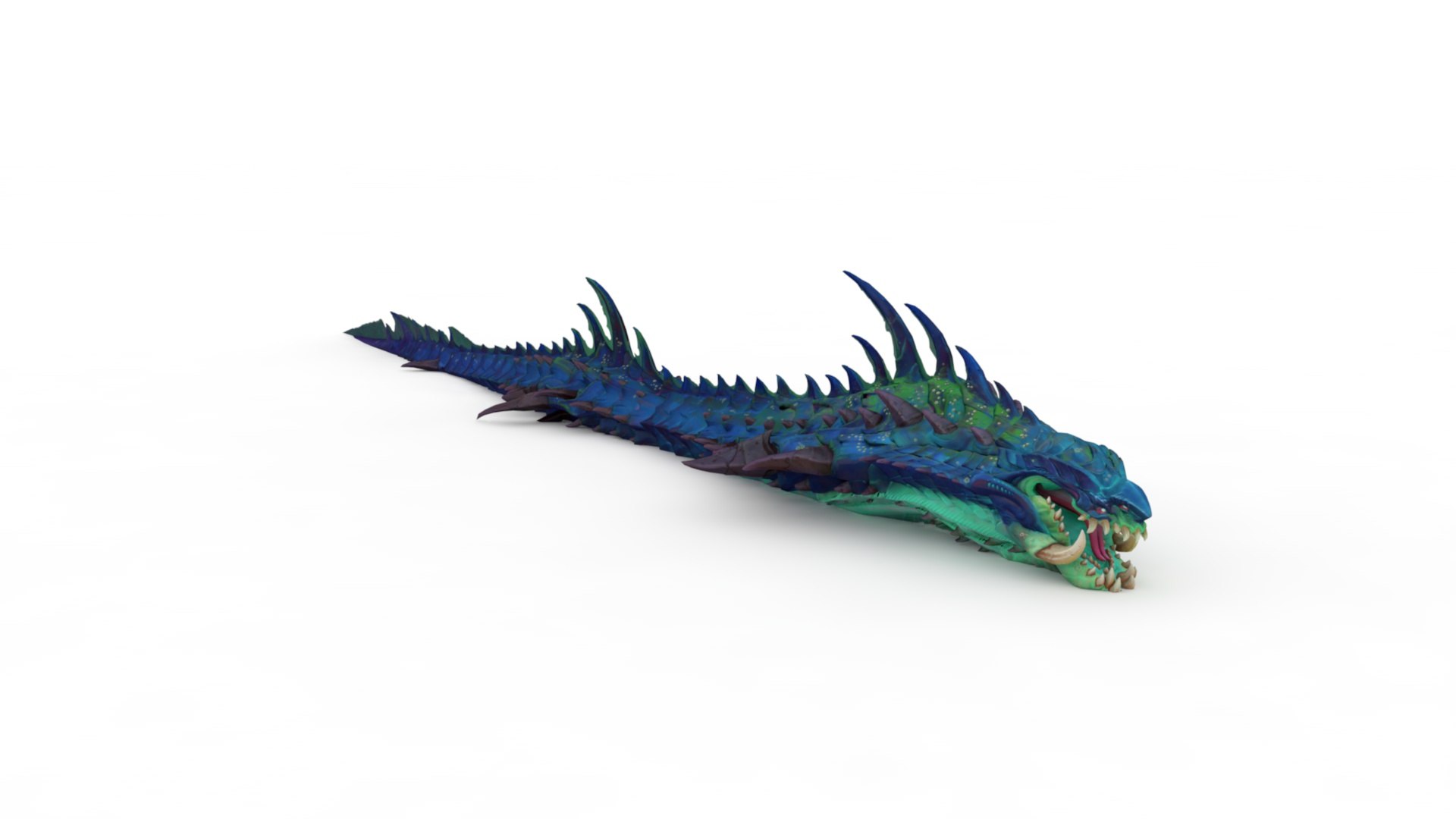 3D Dragon Snake - TurboSquid 2175277