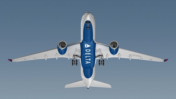 3D Airbus A350-900 Delta Airlines - TurboSquid 1967456