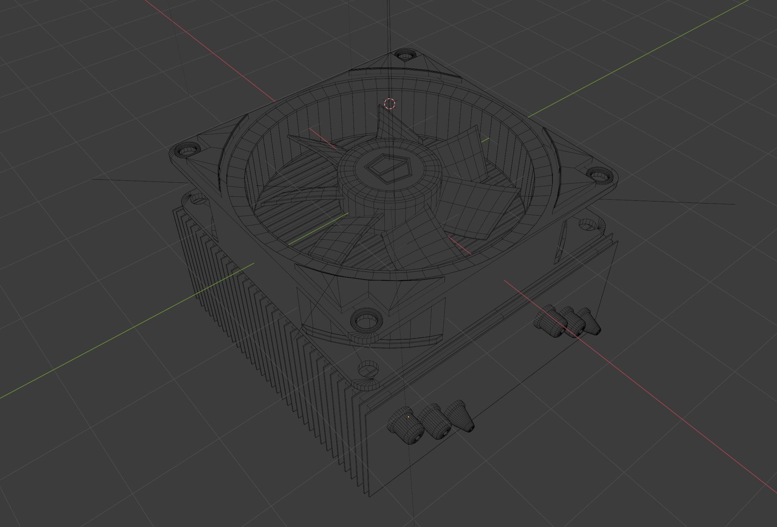 CPU Cooler 3D Model - TurboSquid 1721944