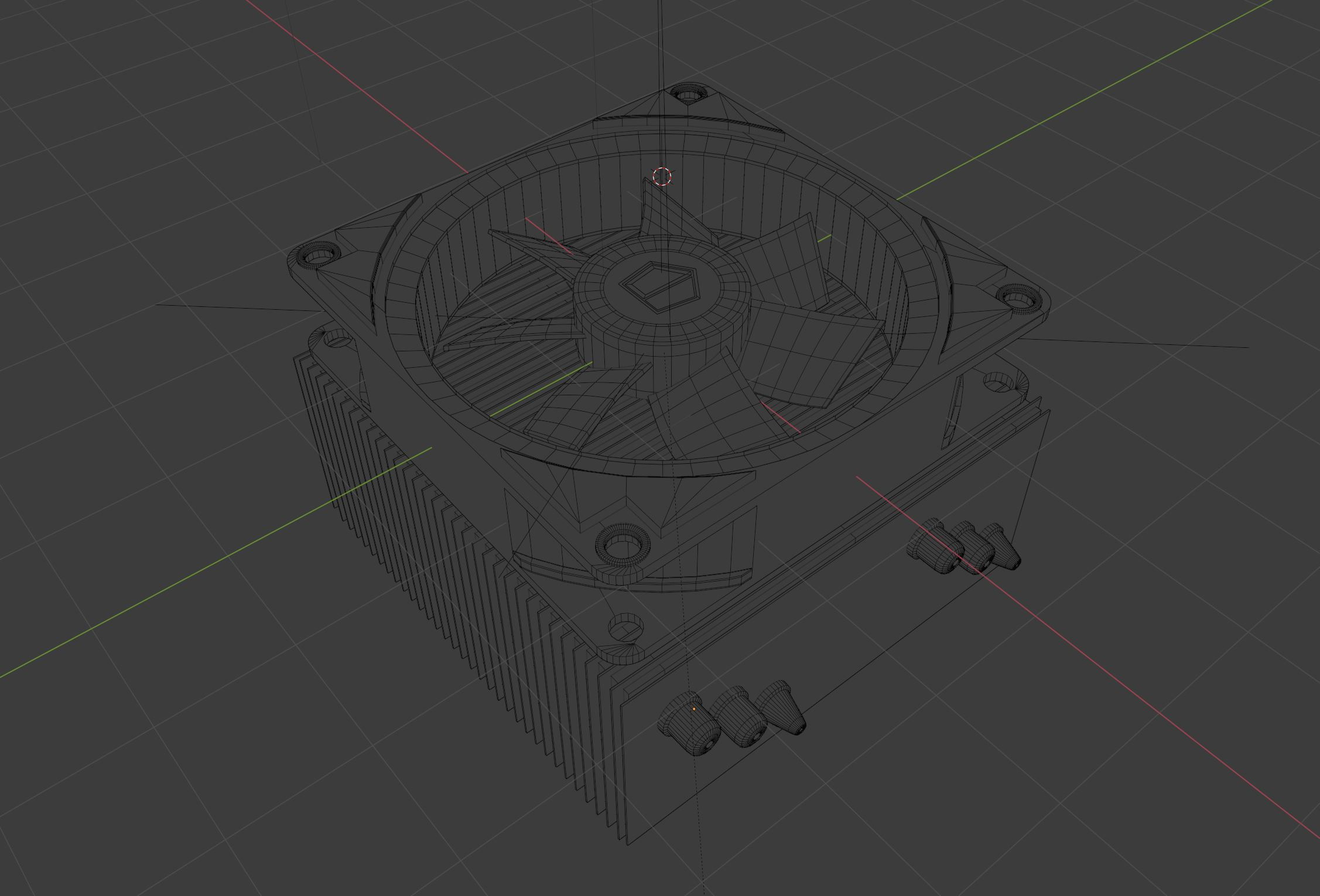 CPU cooler 3D model - TurboSquid 1721944