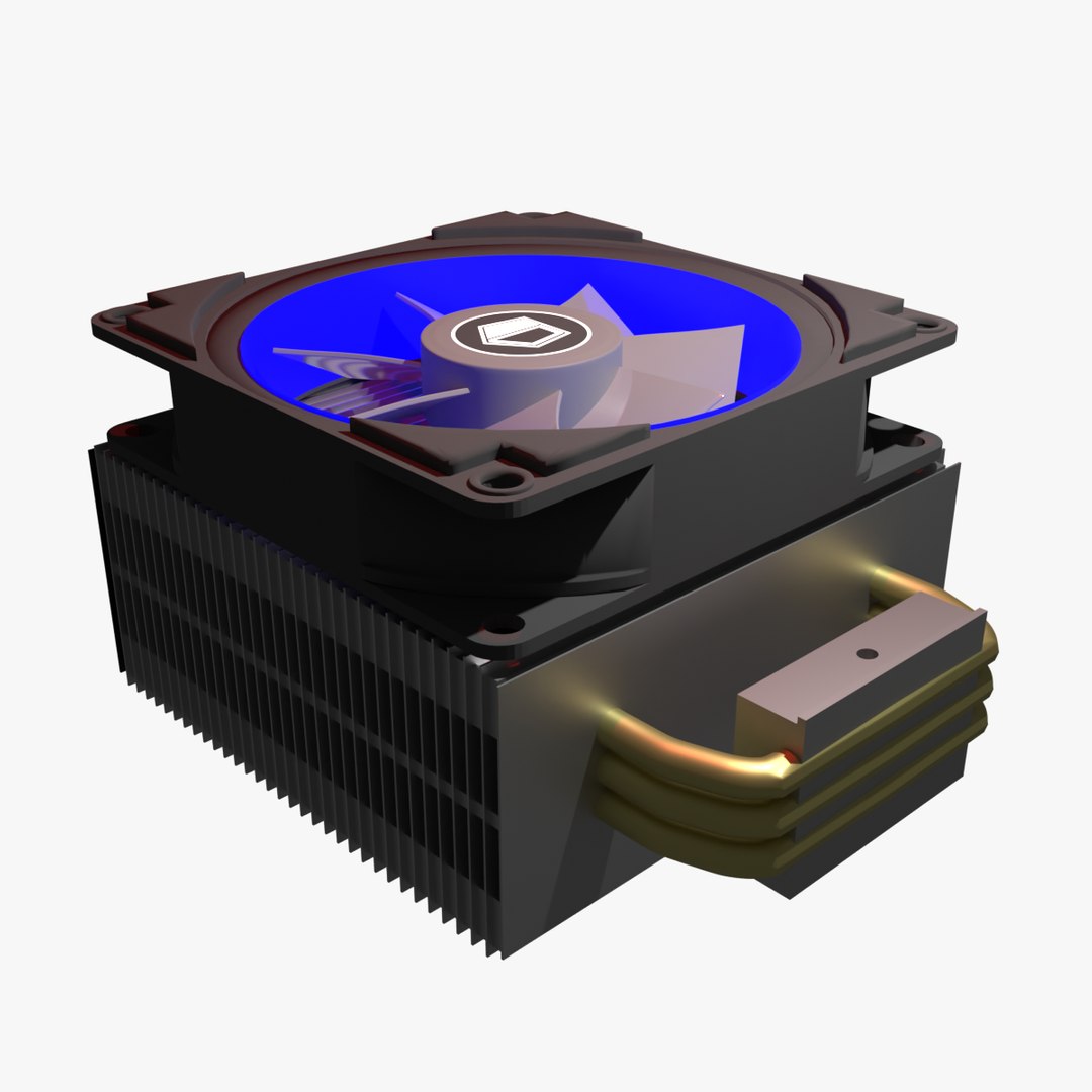 CPU cooler 3D model - TurboSquid 1721944