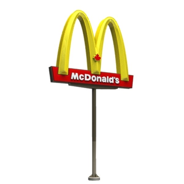 pylon mcdo 3d model