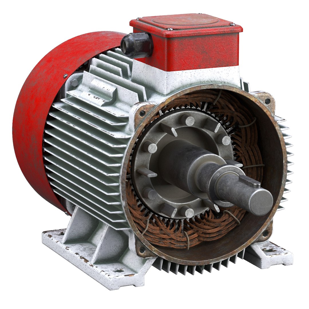 3D Model Electric Motor - TurboSquid 1360438