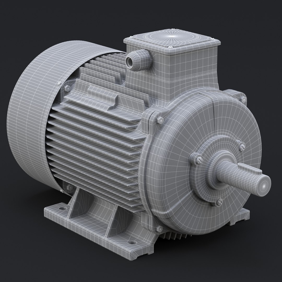 3D Model Electric Motor - TurboSquid 1360438