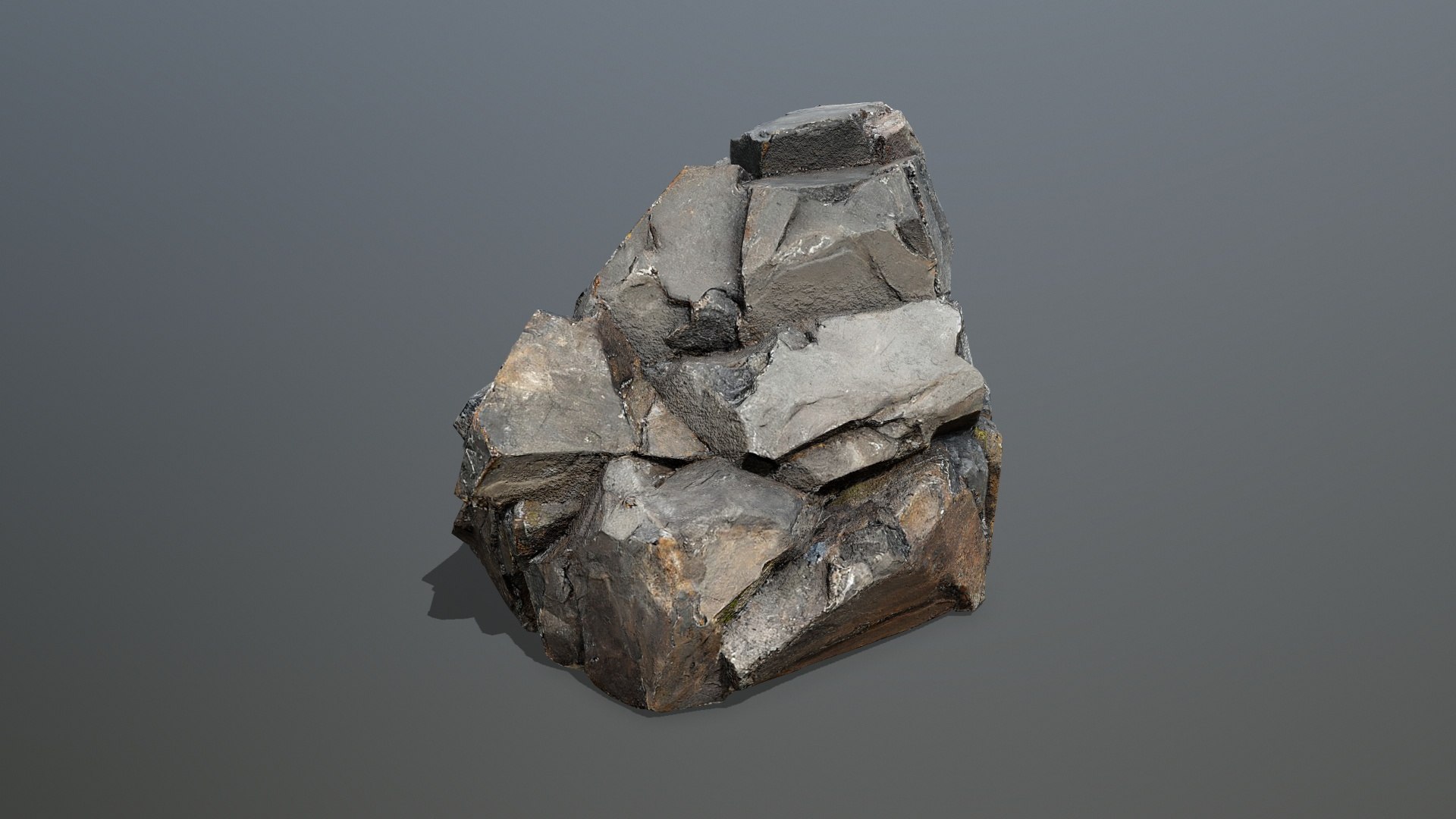 Desert Cliff Rocks 3D Model - TurboSquid 2268888