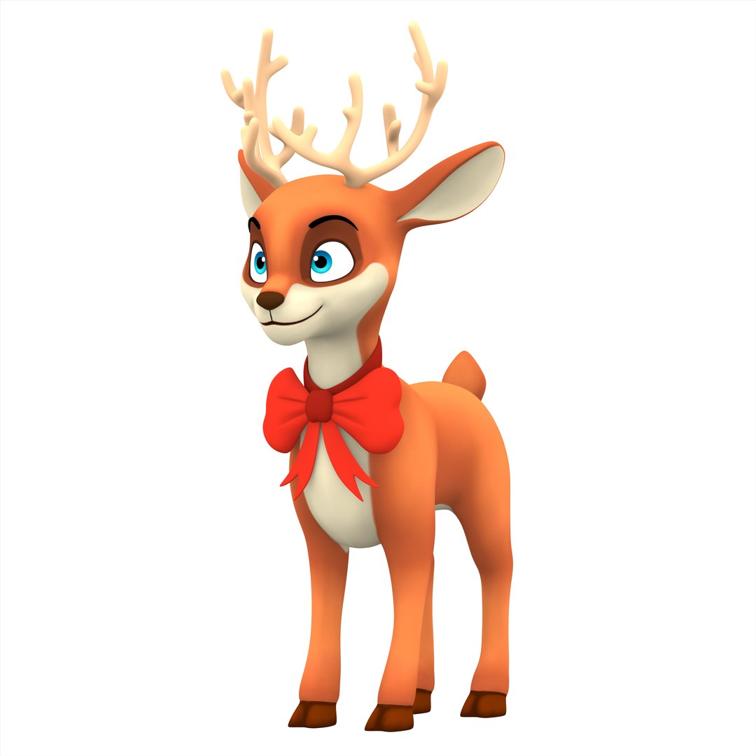 Christmas Reindeer 3D model - TurboSquid 2151186