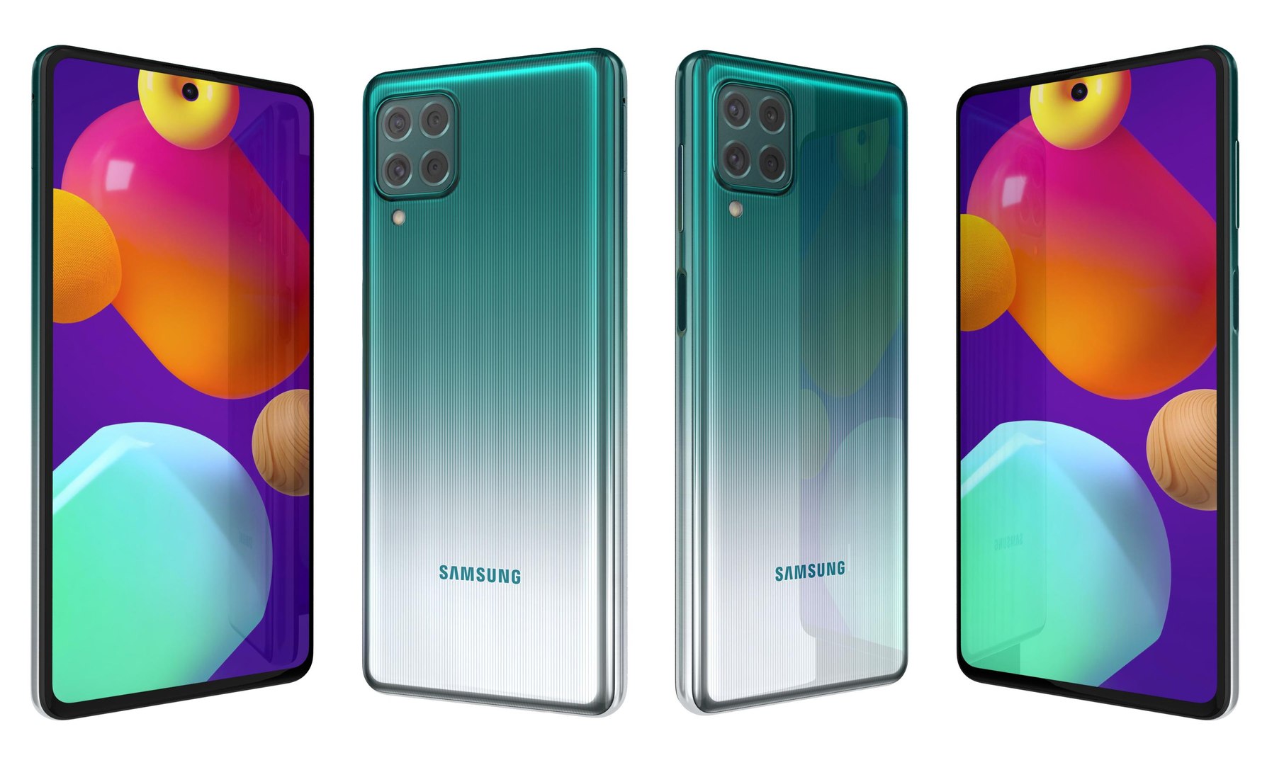 3D Samsung Galaxy M62 Laser Green - TurboSquid 1724902