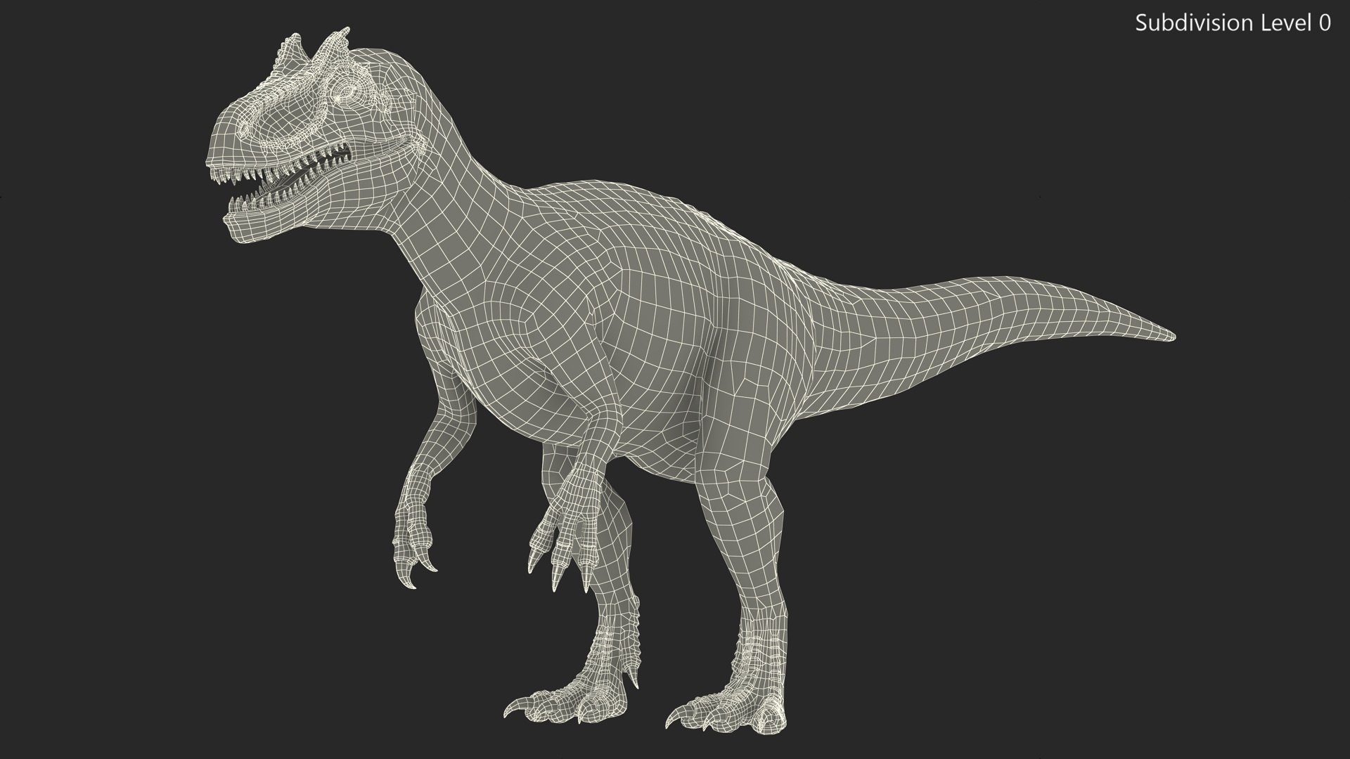 Allosaurus Green Coloring Rigged 3D model - TurboSquid 2160547