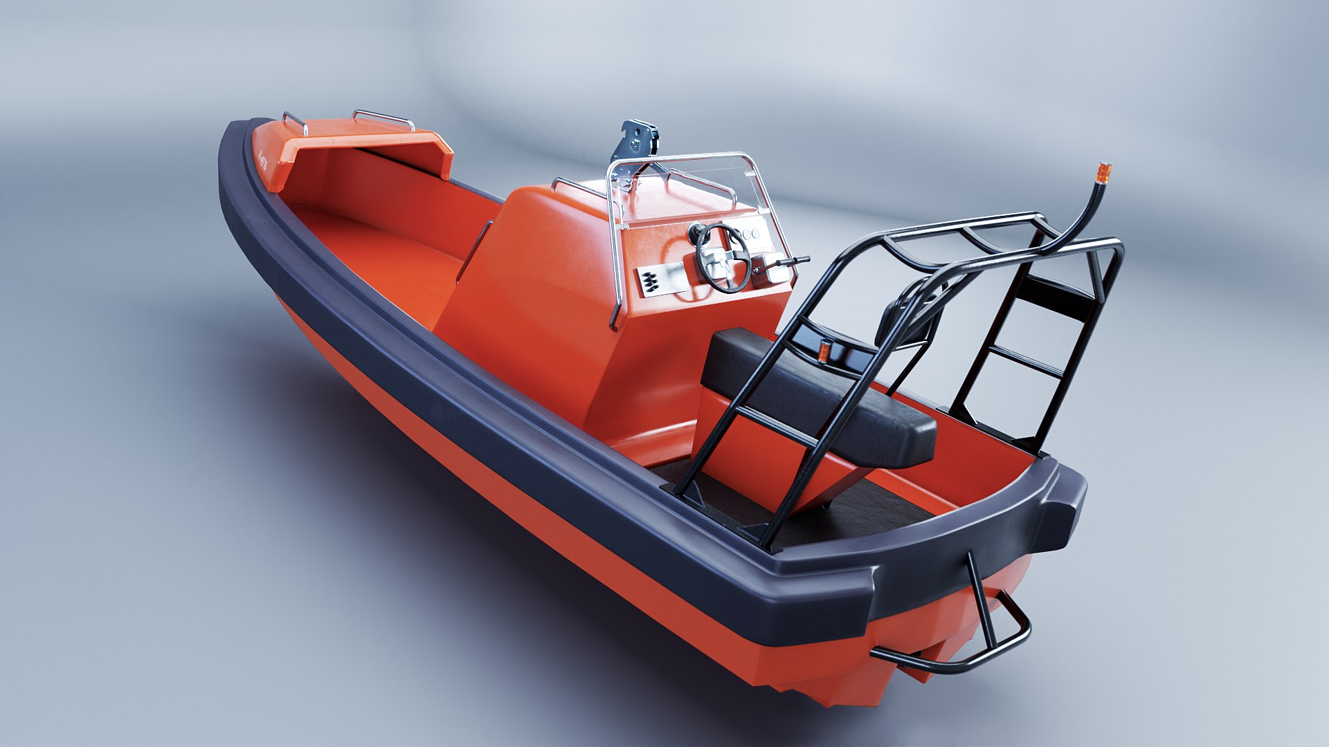 3D Fast Motor Lifeboat - TurboSquid 2360325