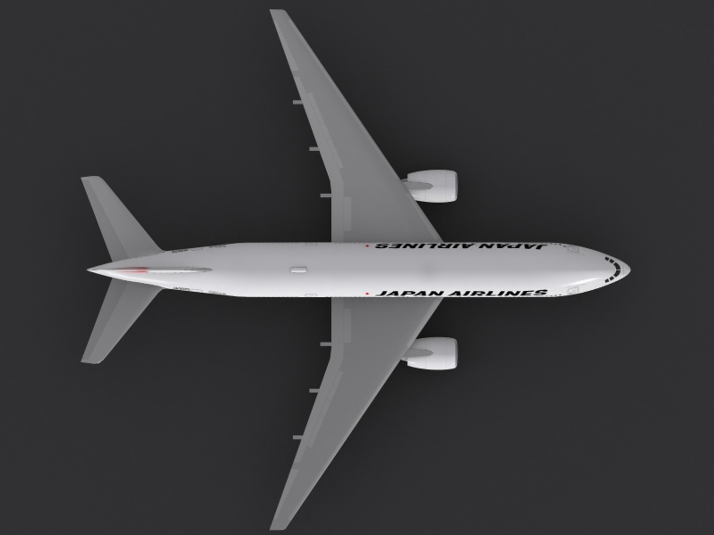 Boeing 777-200 Er Airliner 3d Model