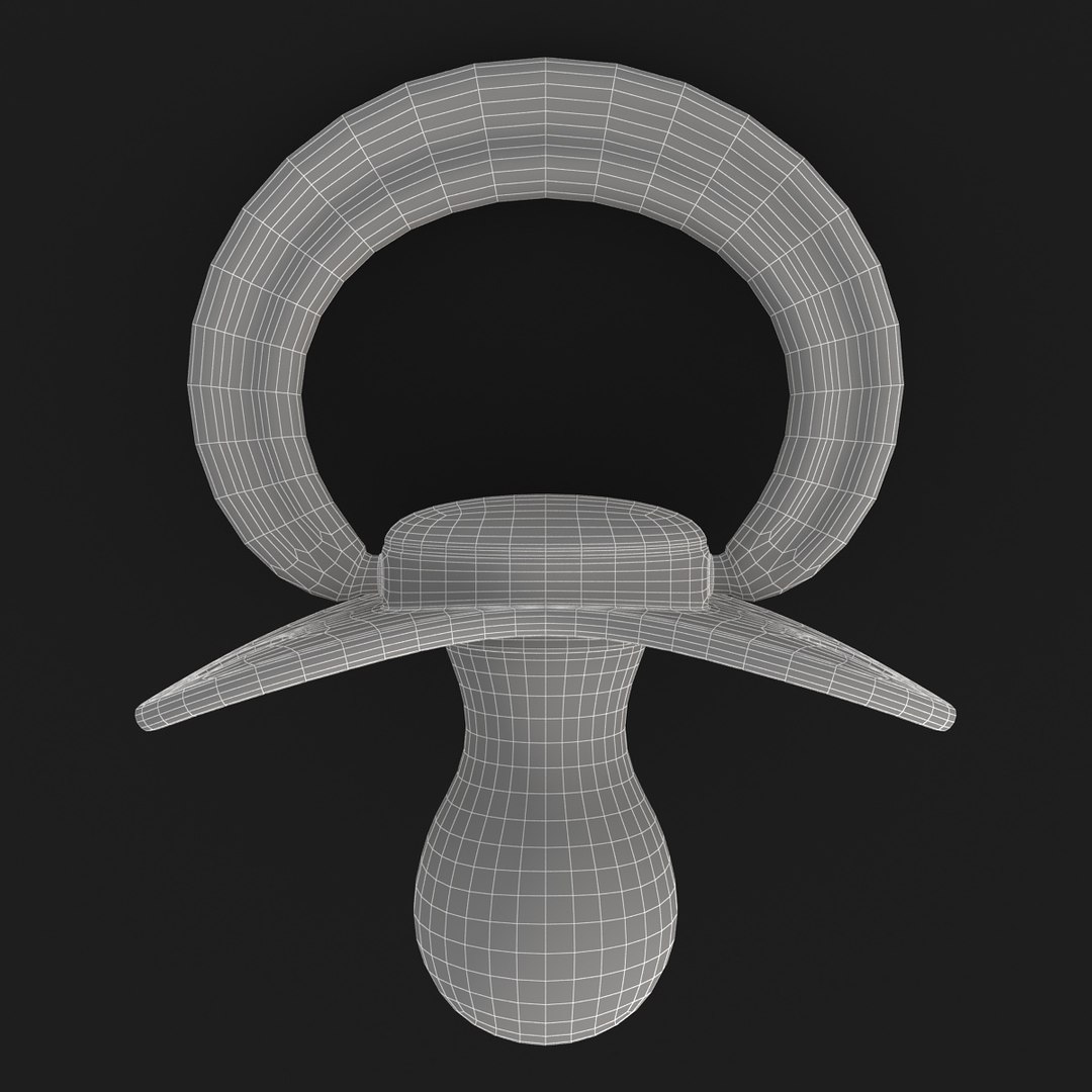 3d max realistic pacifier 03