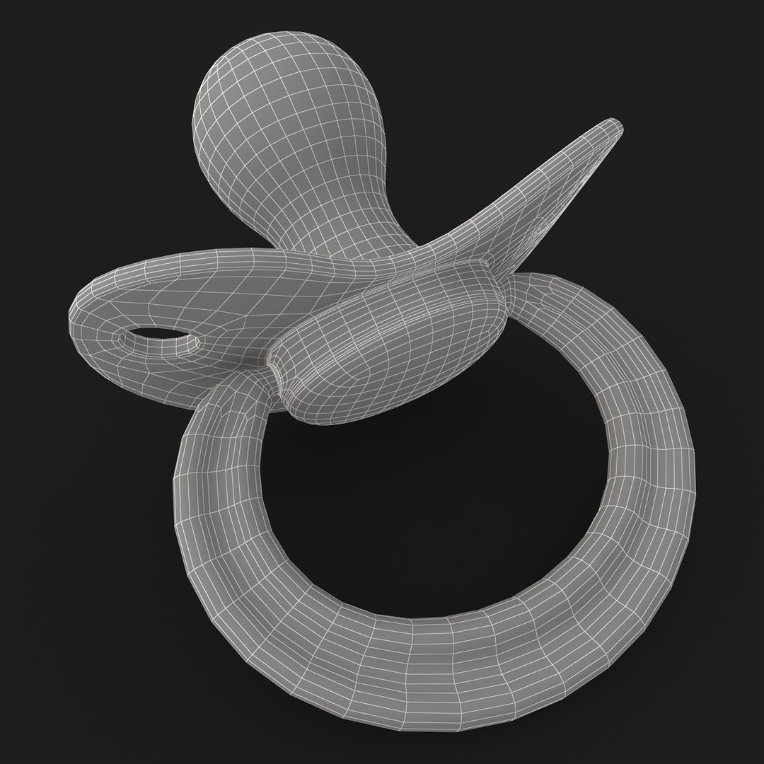3d max realistic pacifier 03