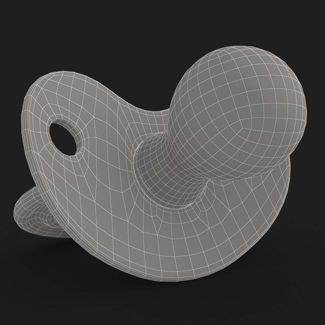 3d max realistic pacifier 03