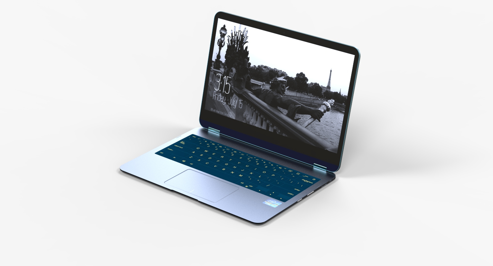 3D Computer Laptop Open Model - TurboSquid 1394821