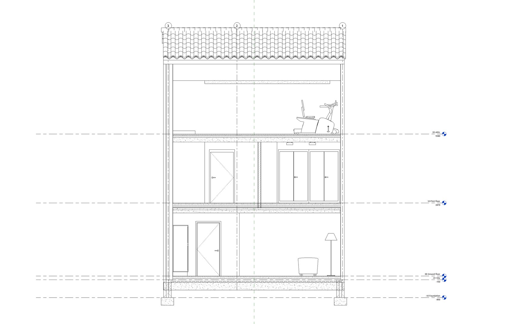 Half-open House Architectural Model - TurboSquid 2257690