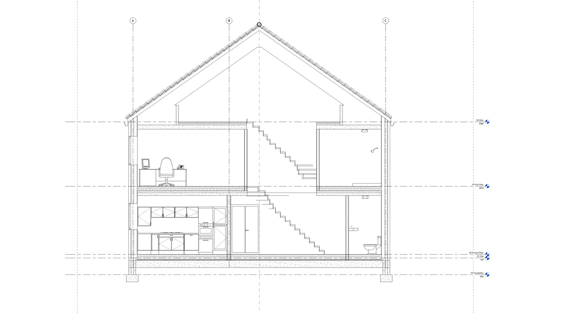 Half-open House Architectural Model - TurboSquid 2257690