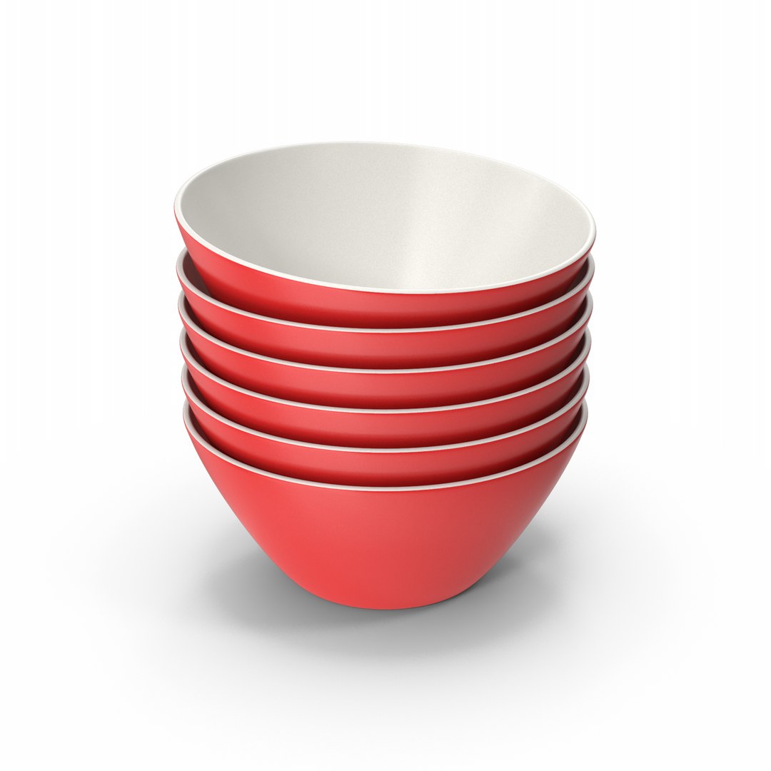 3D Stack Of Bowls - TurboSquid 1879059
