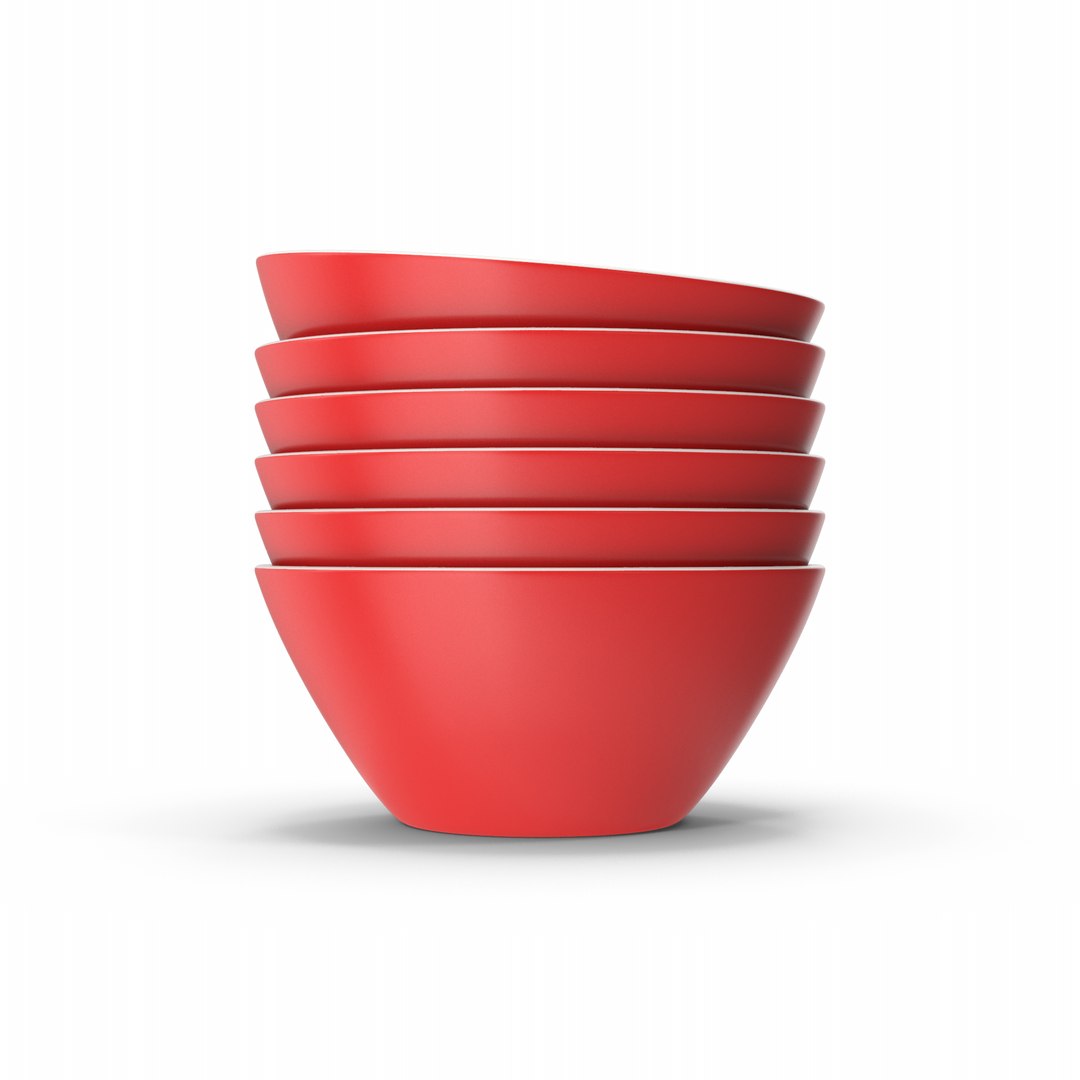 3D Stack Of Bowls - TurboSquid 1879059