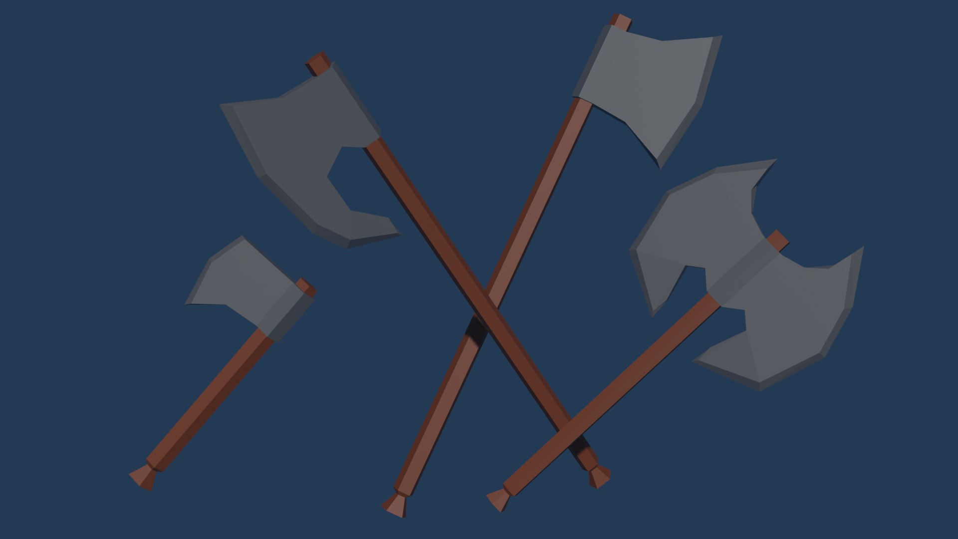 3D Model Medieval Weapon Pack - Axes - TurboSquid 2165426