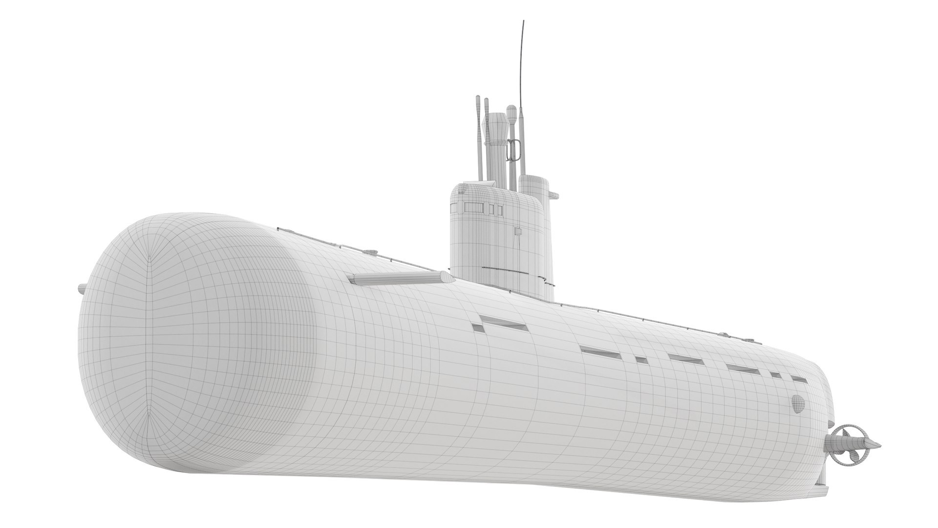 3D model B-515 Tango-Class Submarine - TurboSquid 2152019