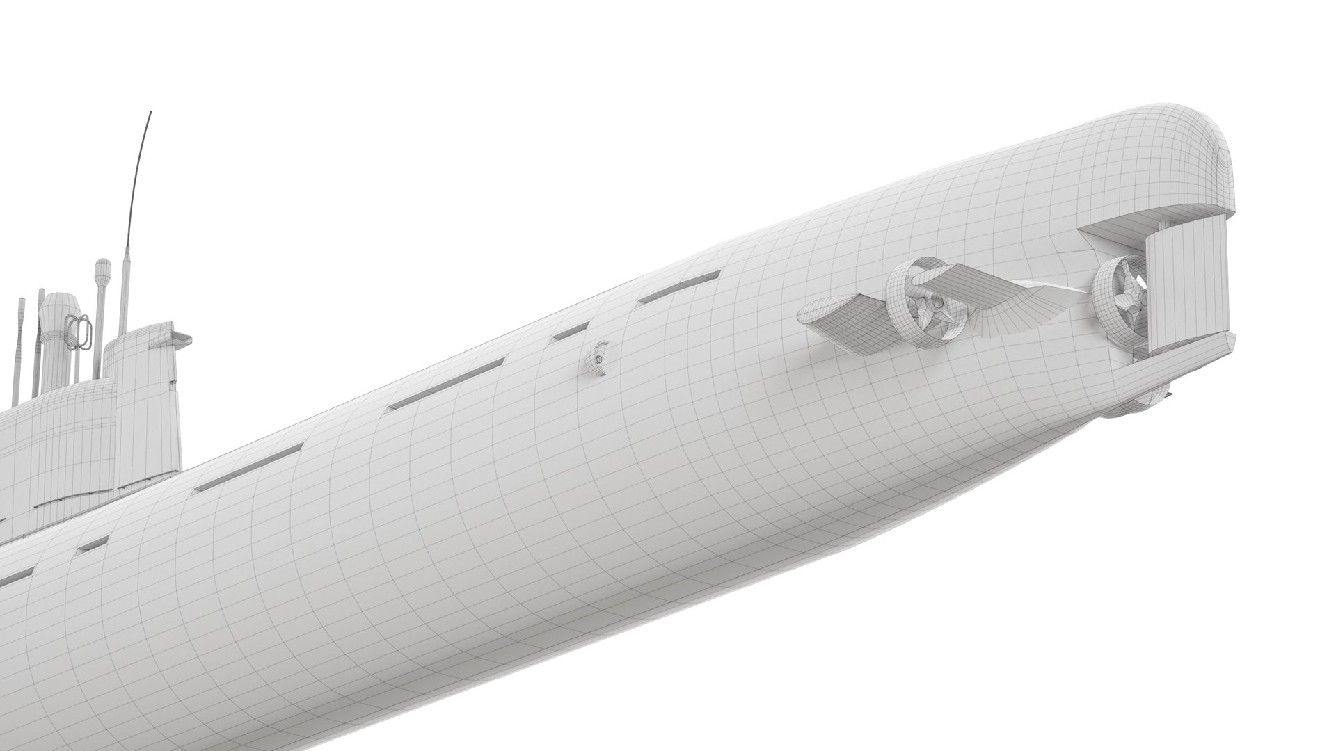 3D model B-515 Tango-Class Submarine - TurboSquid 2152019