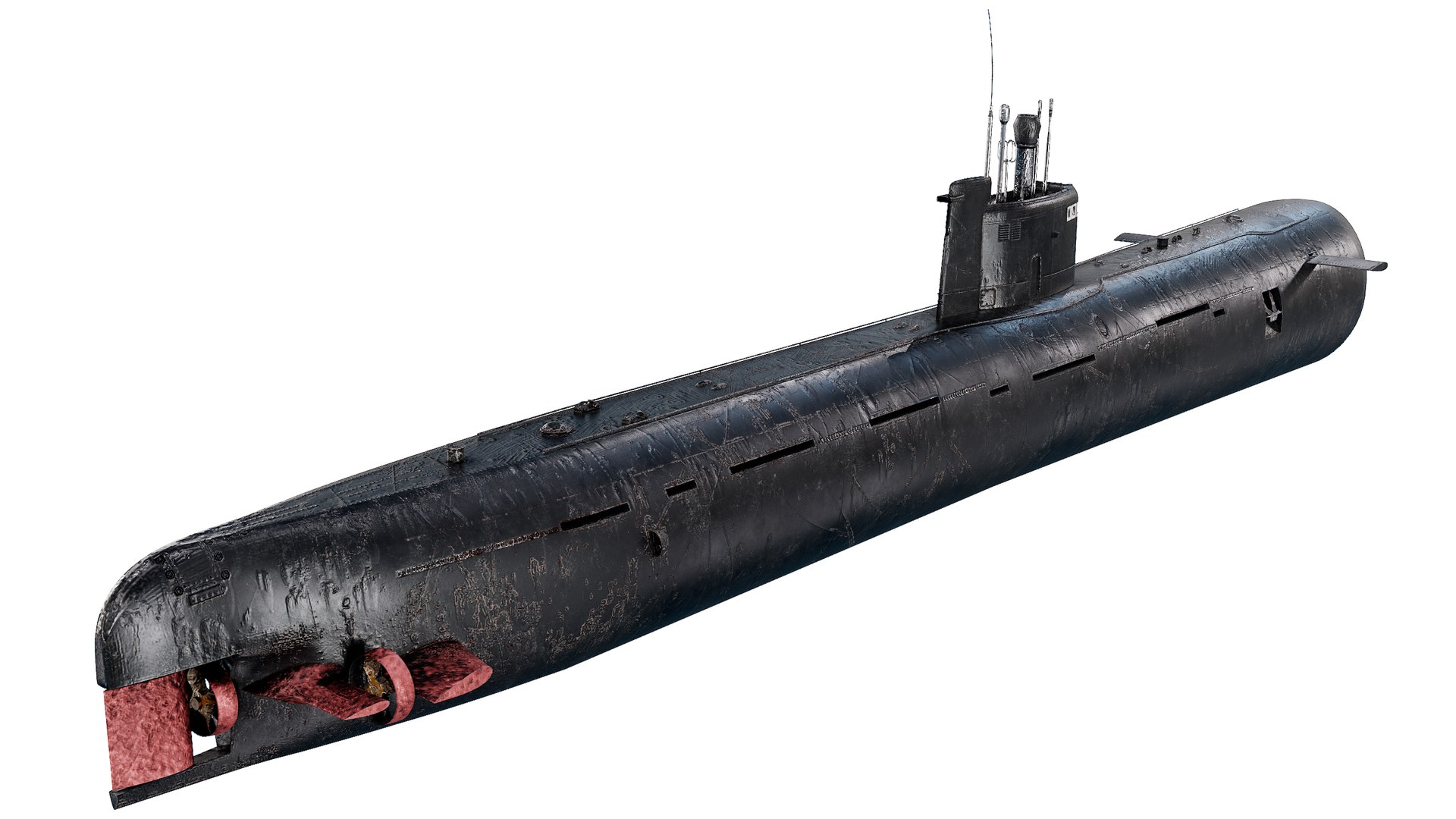 3D Model B-515 Tango-Class Submarine - TurboSquid 2152019