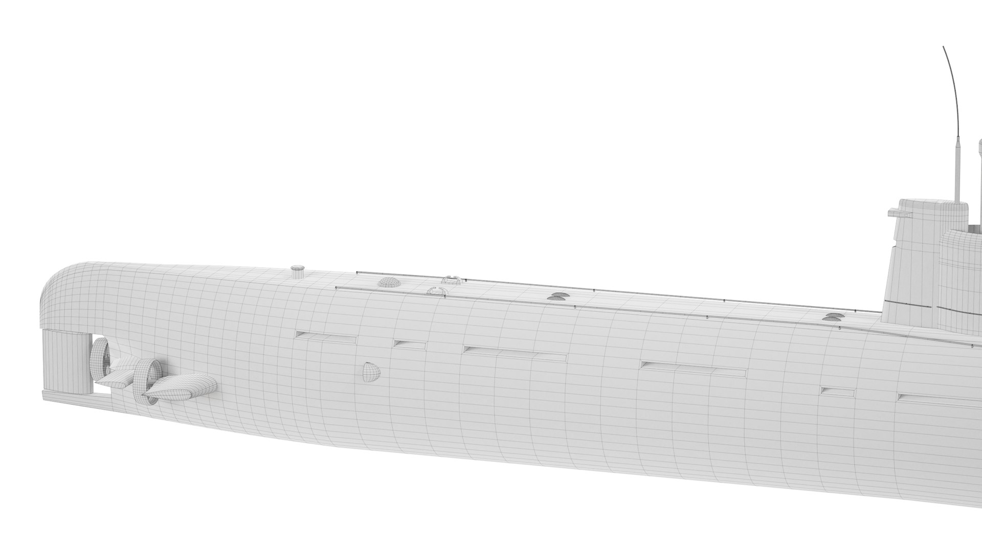 3D model B-515 Tango-Class Submarine - TurboSquid 2152019