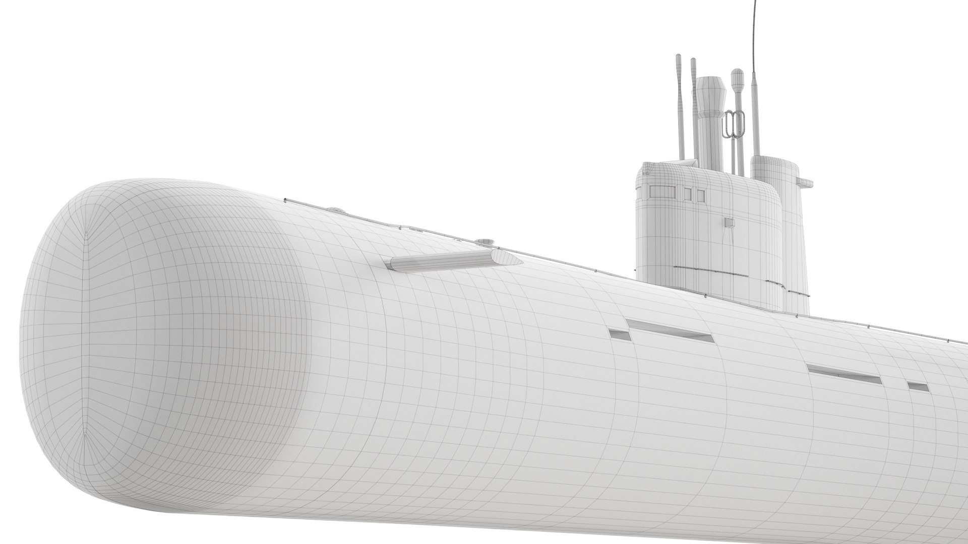 3D model B-515 Tango-Class Submarine - TurboSquid 2152019