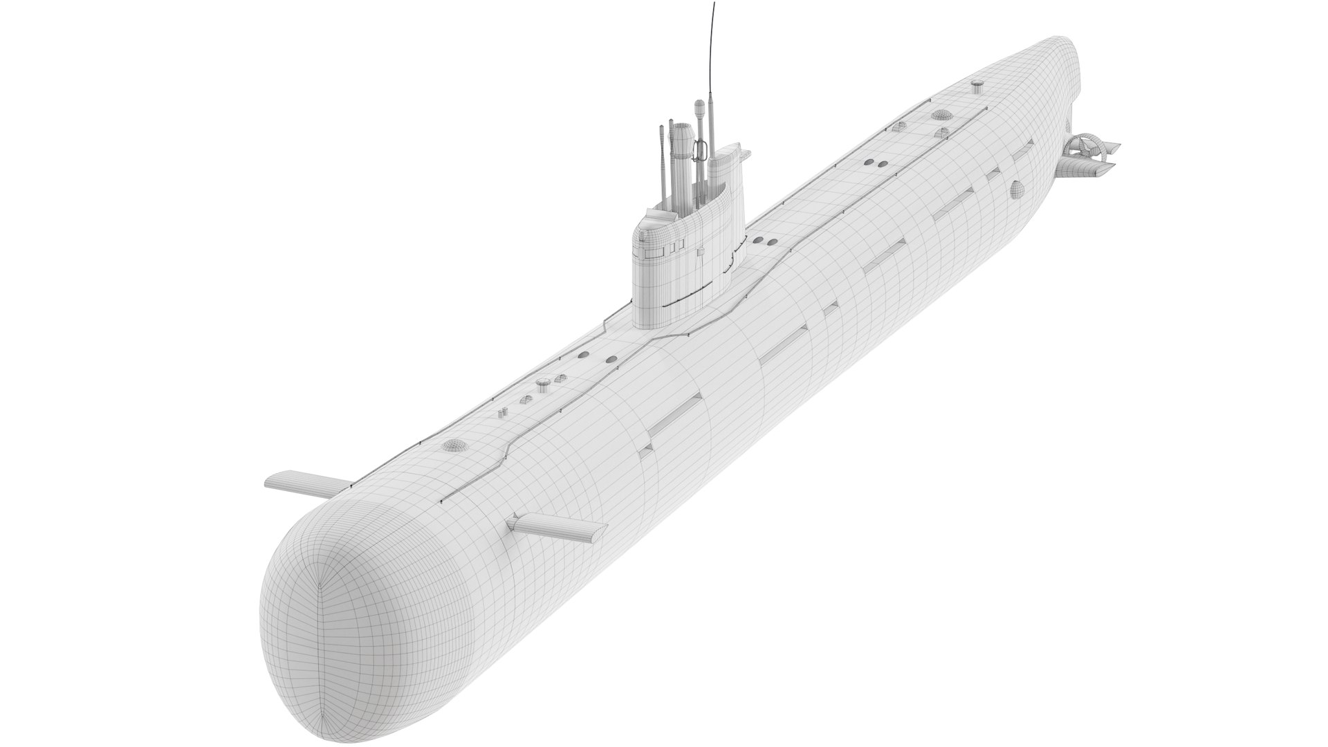 3D model B-515 Tango-Class Submarine - TurboSquid 2152019