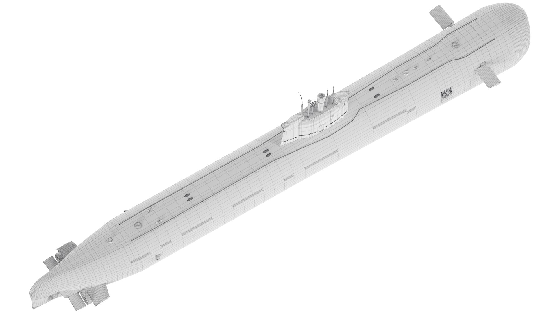 3D model B-515 Tango-Class Submarine - TurboSquid 2152019