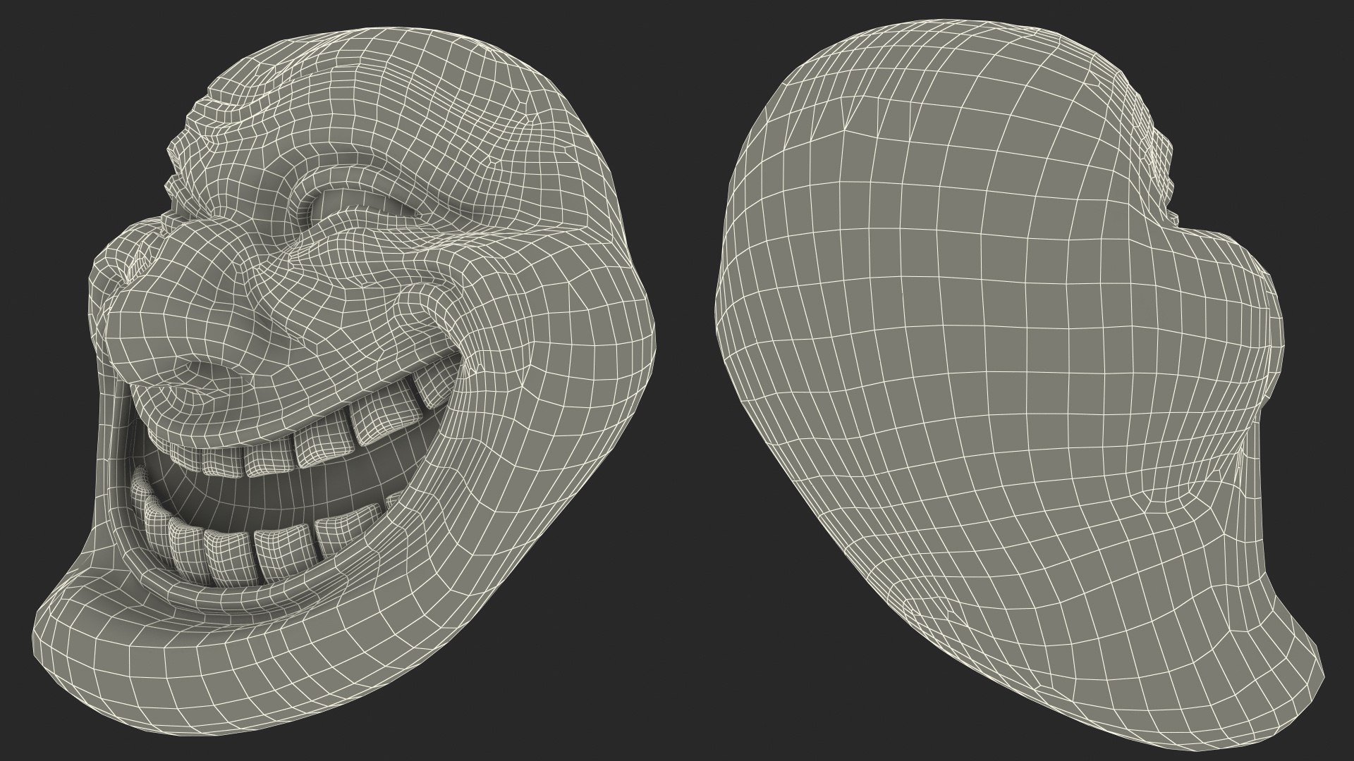 3D Trollface White - TurboSquid 1832879