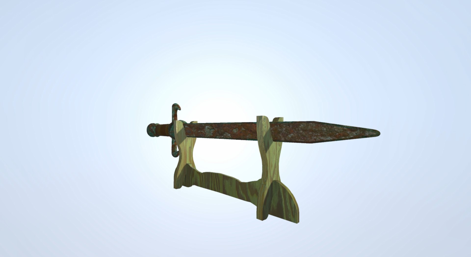 3D Rusty Sword Model - TurboSquid 1398704