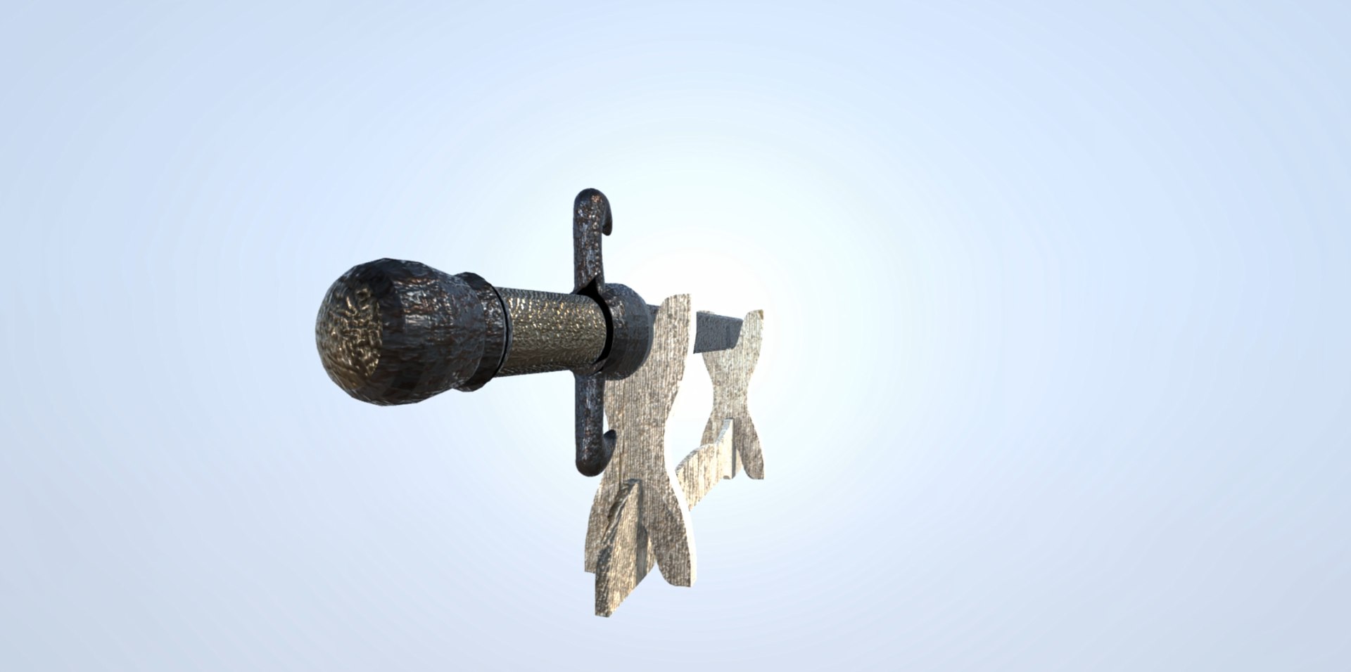 3D Rusty Sword Model - TurboSquid 1398704